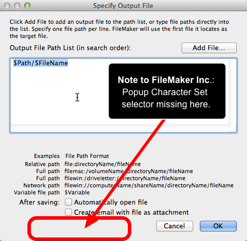 | UTF, WTF! Writing HTML and JSON from FileMakerHomeBase Software